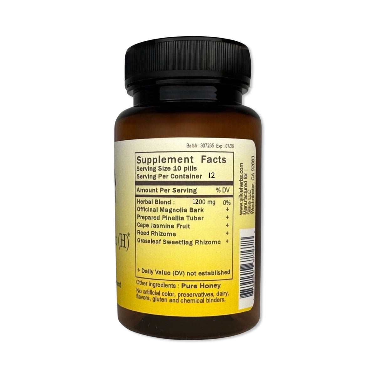 Herbal Pill Stomach Support (H) 120 Pills - gastroenteritis, excessive ...