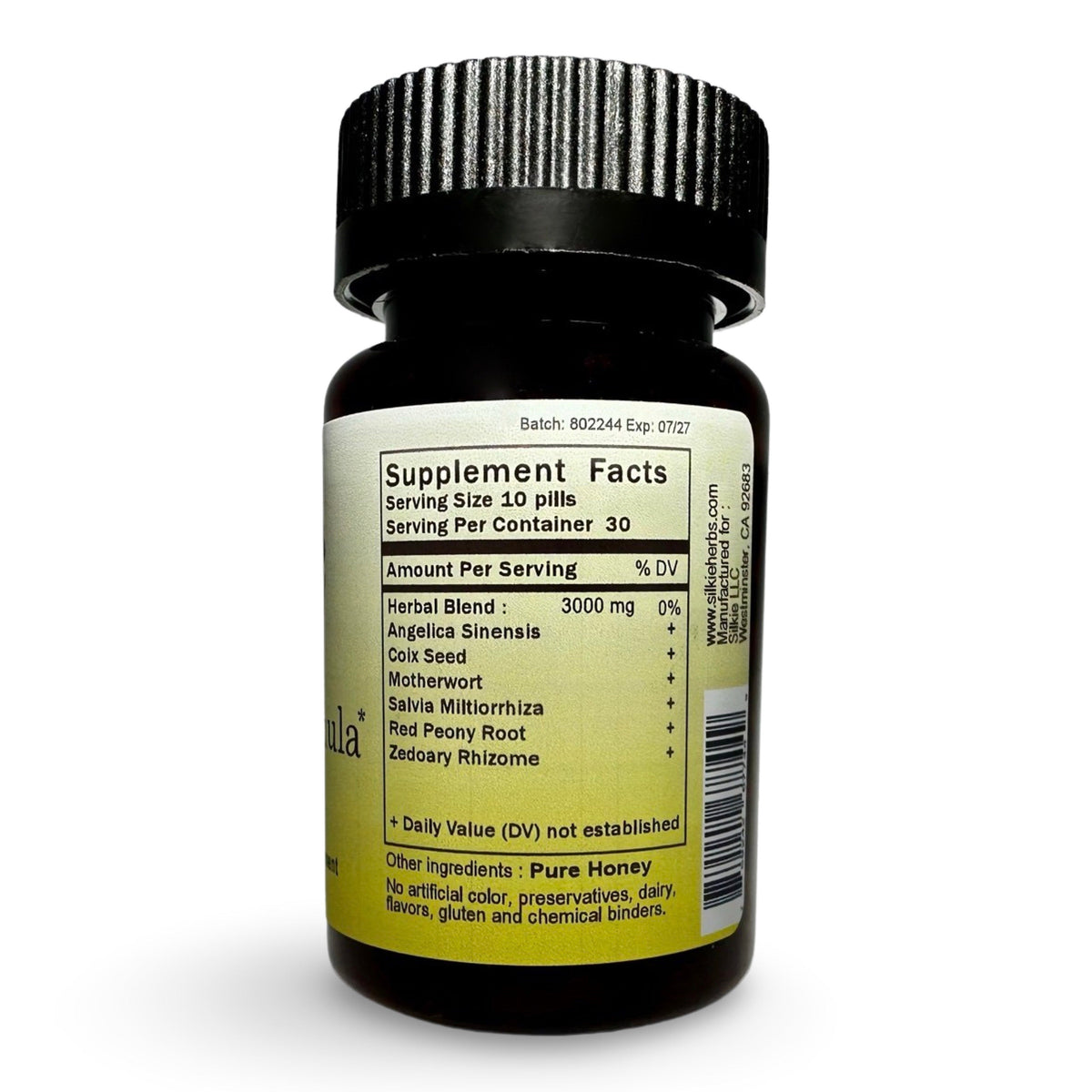 Herbal Pill Ovarian Formula 120 pills - ovarian cysts, mass, nodules ...