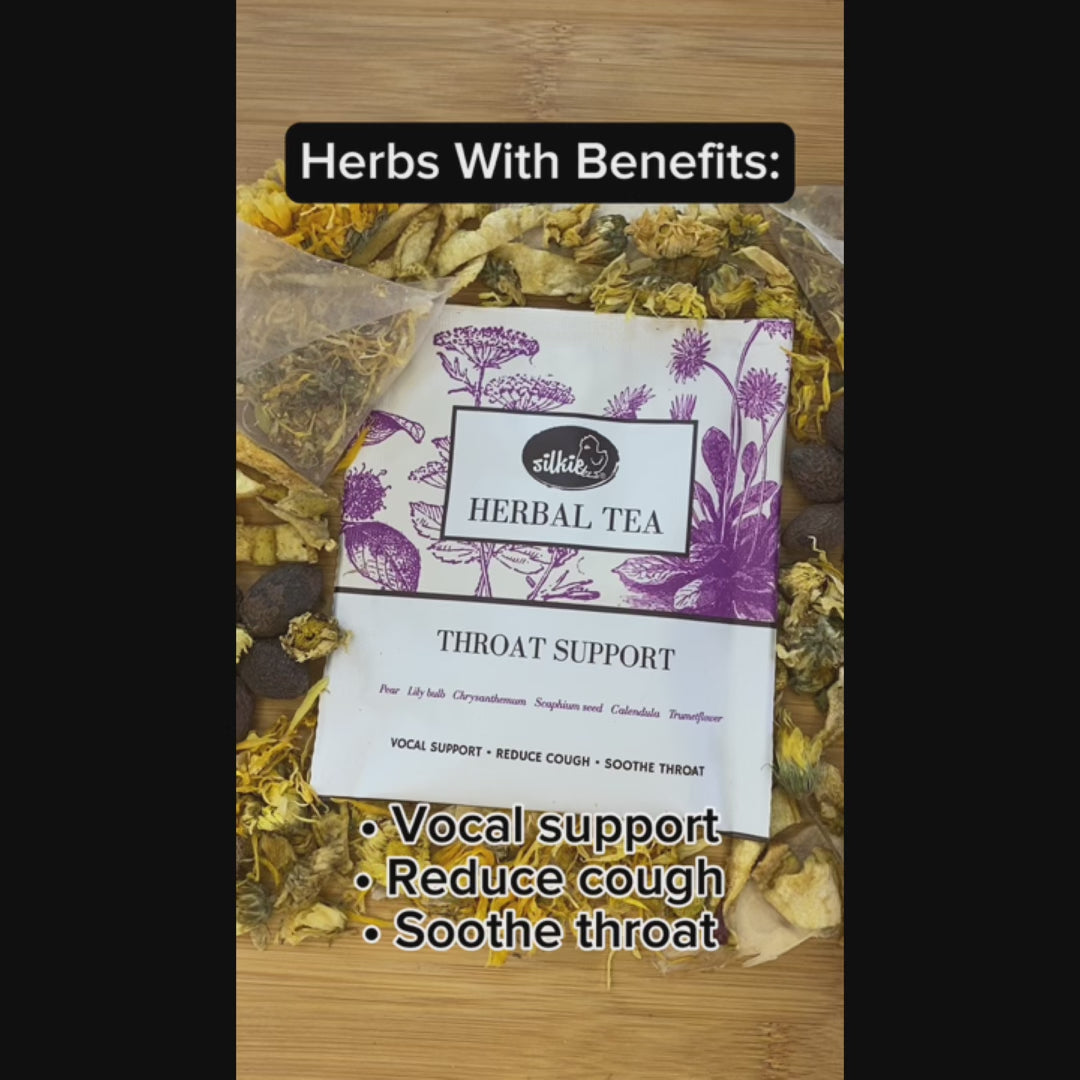 Silkie Soothe - throat support tea – Silkie Herbs